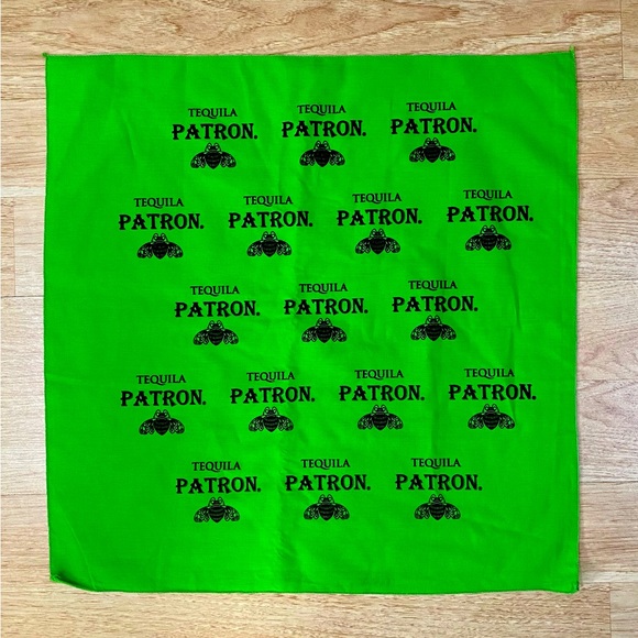 Patron | Accessories | Patron Tequila Bandana Scarf Handkerchief Napkin ...